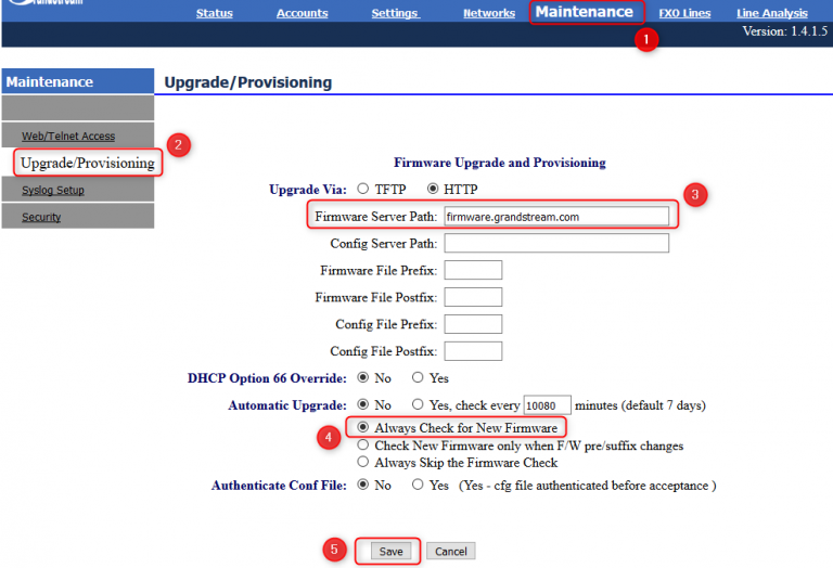 为3CX配置Grandstream FXO VoIP网关 - 58voip-3CX技术博客